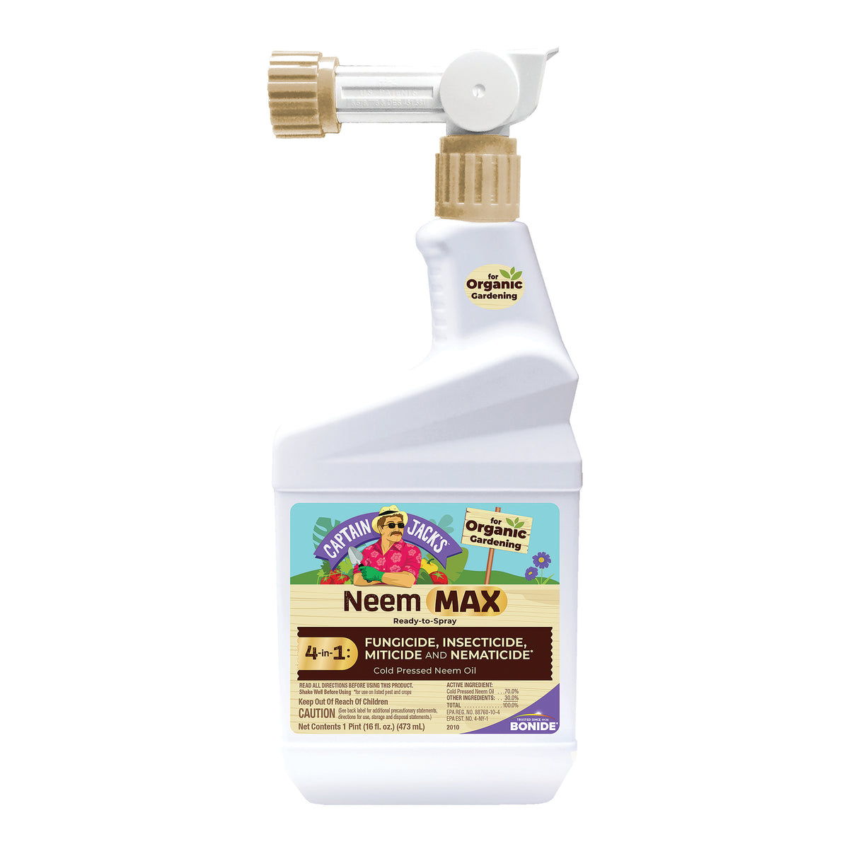 Bonide Captain Jack’s Neem Max Ready-to-Spray Cold Pressed Neem Oil ...